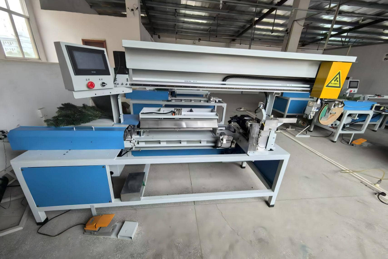 Automatic Christmas Tree Branch Binding & Hook Forming Machine ...