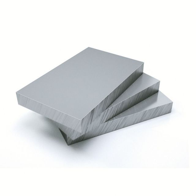 Panneau de chlorure de polyvinyle en feuille de PVC rigide gris en ...